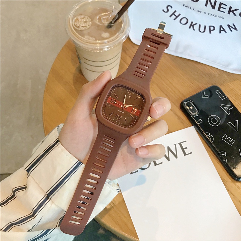 Jual J194 Jam Tangan Analog Rubber Strap Fashion Sport S1276 | Shopee ...