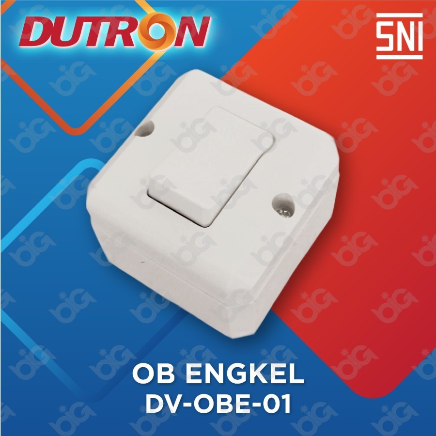 Jual DUTRON Saklar Engkel Outbow Saklar Single OB Tempel DV OBE 01 SNI ...