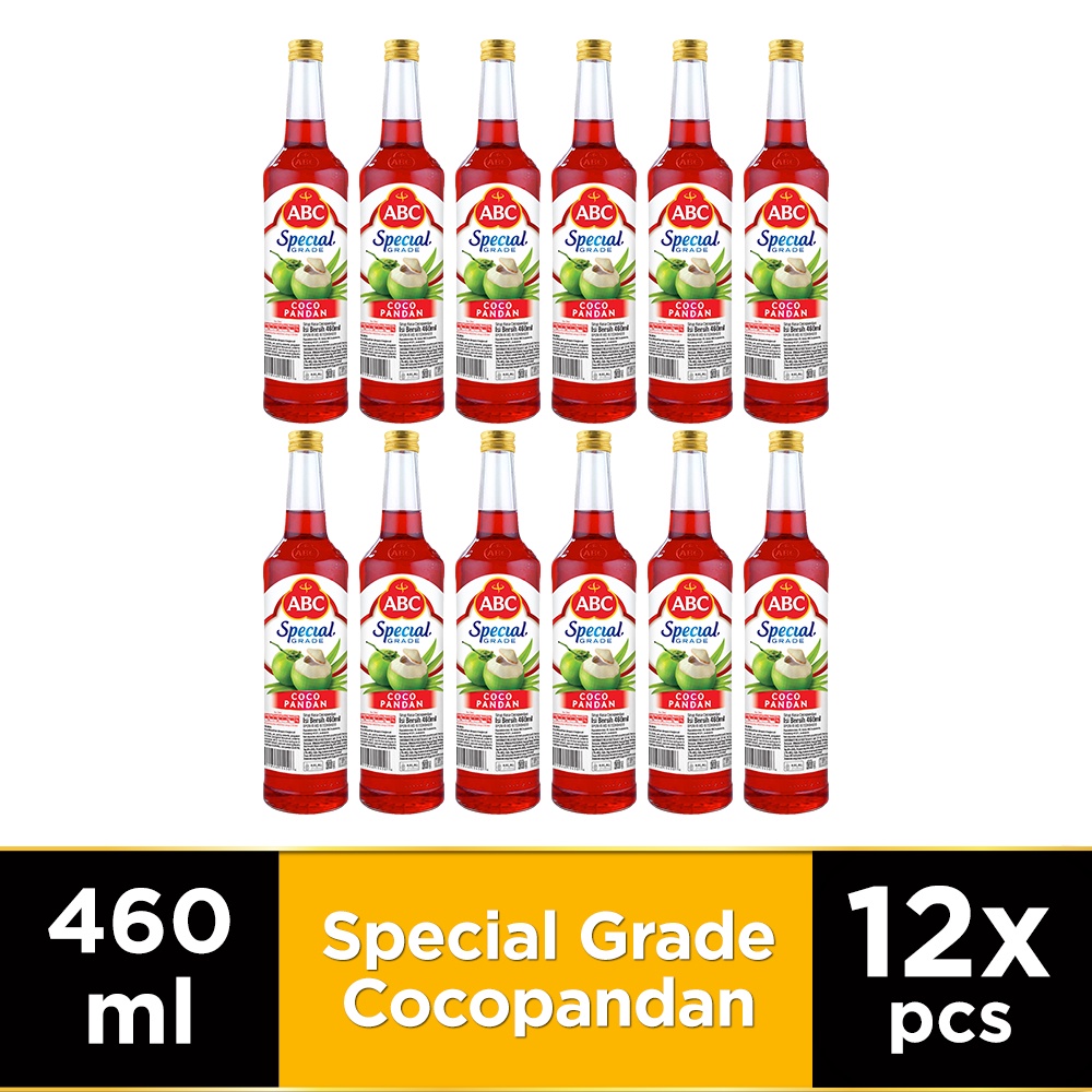 Jual ABC Sirup Special Grade Cocopandan 460 ml - Multi Pack 12 pcs ...