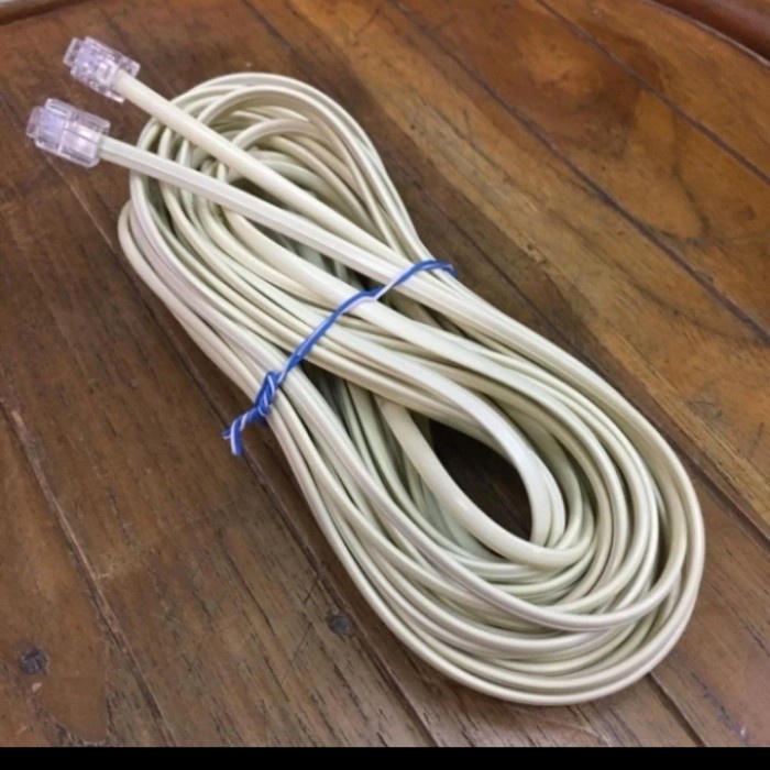 Jual KABEL LINE TELEPON RUMAH SIAP PAKAI 20 METER | Shopee Indonesia