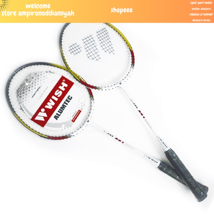 Jual Wish JR-361 Junior Racket Badminton With Cover + String -007000509 ...