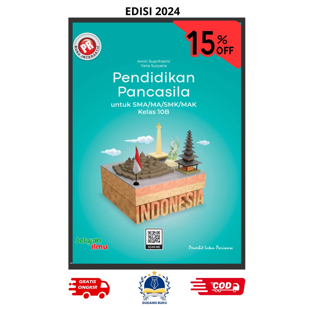 Jual Buku PR/LKS interaktif PPKN ( Pendidikan Pancasila Kewarganegaraan) SMA Kelas 10 Semester 2 ...