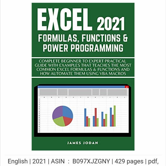 Jual PROMO BUKU Excel 2021 Formulas, Functions & Power Programming ...