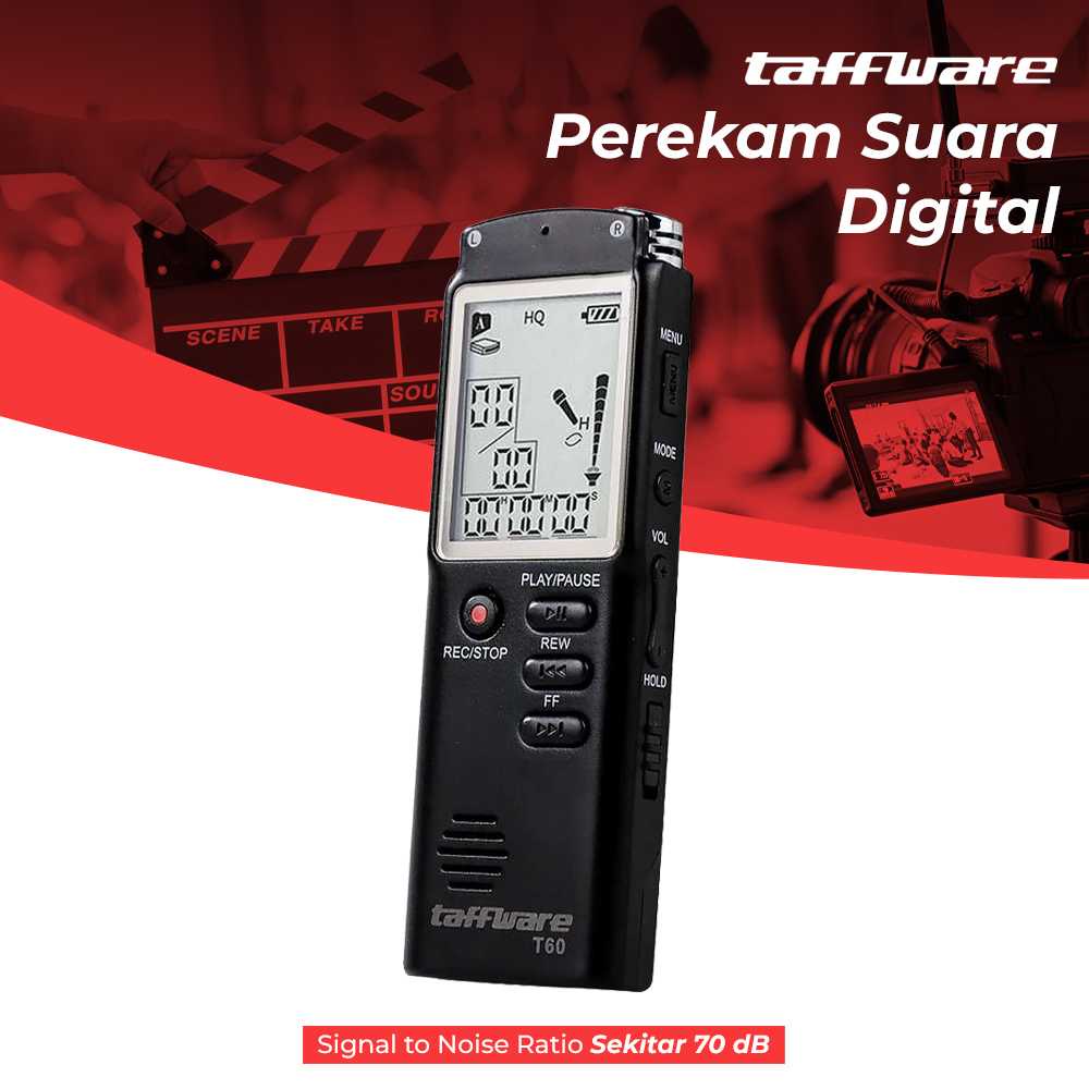 Jual (store6) Taffware Perekam Suara Digital Voice Recorder 8GB - T60 ...
