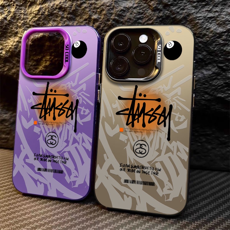 Jual Premium Matte Hard Casing Hp Iphone 15 Promax stussy case Untuk iPhone 15 14 13 11 12 pro ...