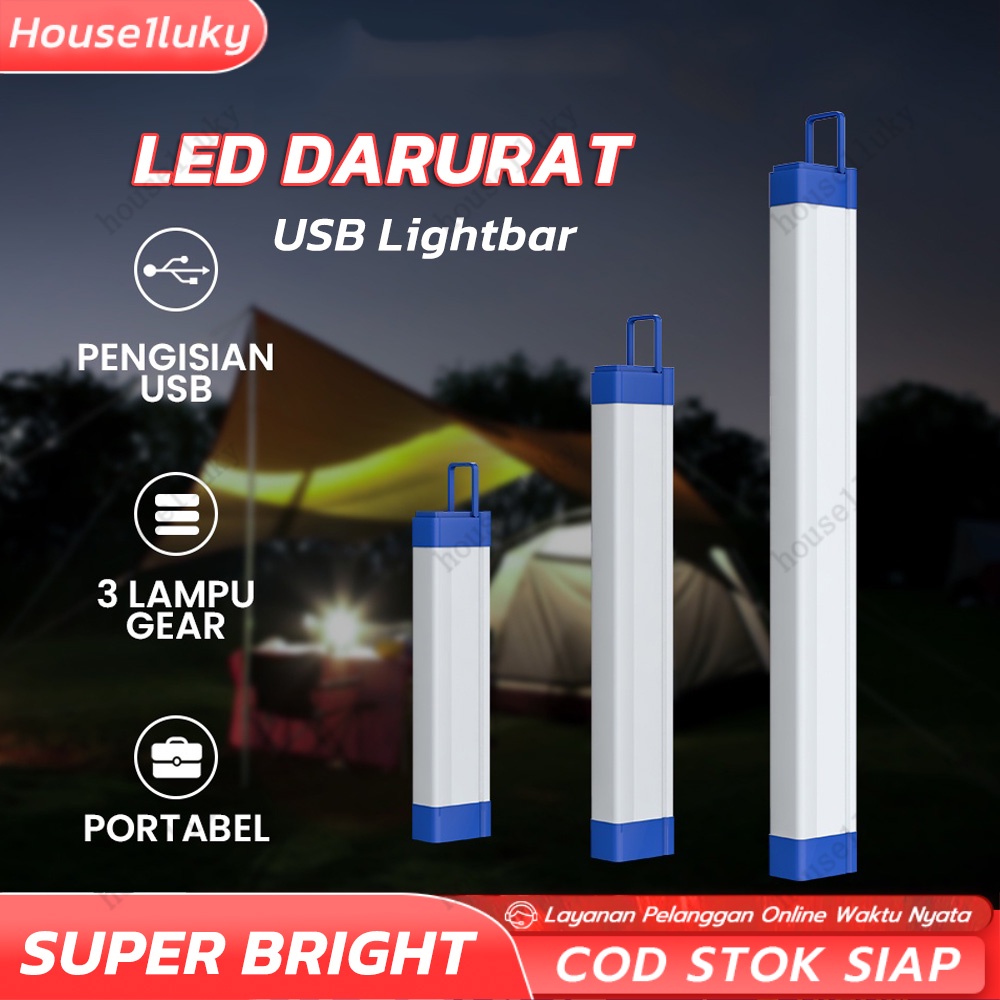 Jual Led Panjang Lampu Emergency Led Led Panjang T7 USB Bolam Let Portable Lampu Belajar USB ...
