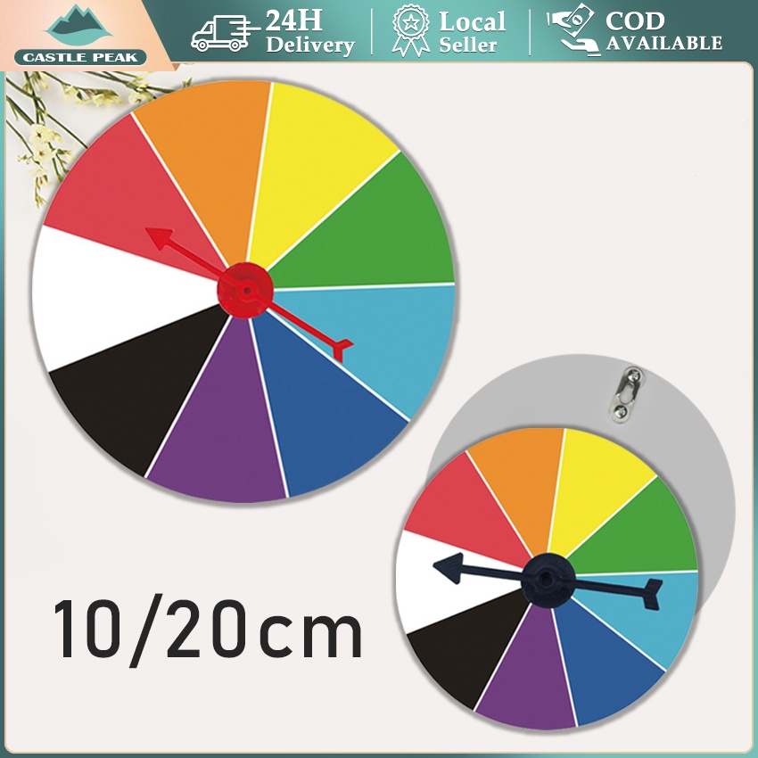 Jual Mainan Anak Lingkaran Warna Undian Spinning Wheel of Fortune ...
