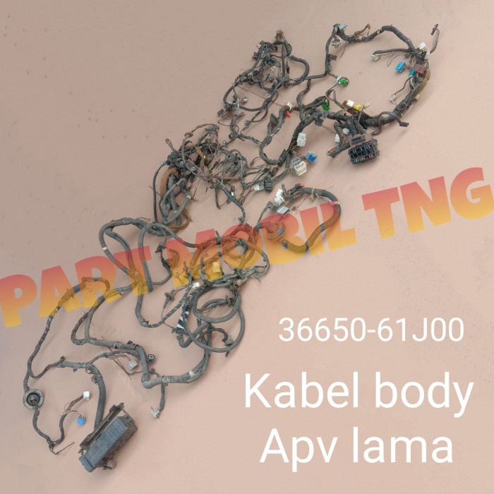 Jual Wearing Wiring Harness Kabel Body Bodi Suzuki APV Lama 36650-61J00 ...