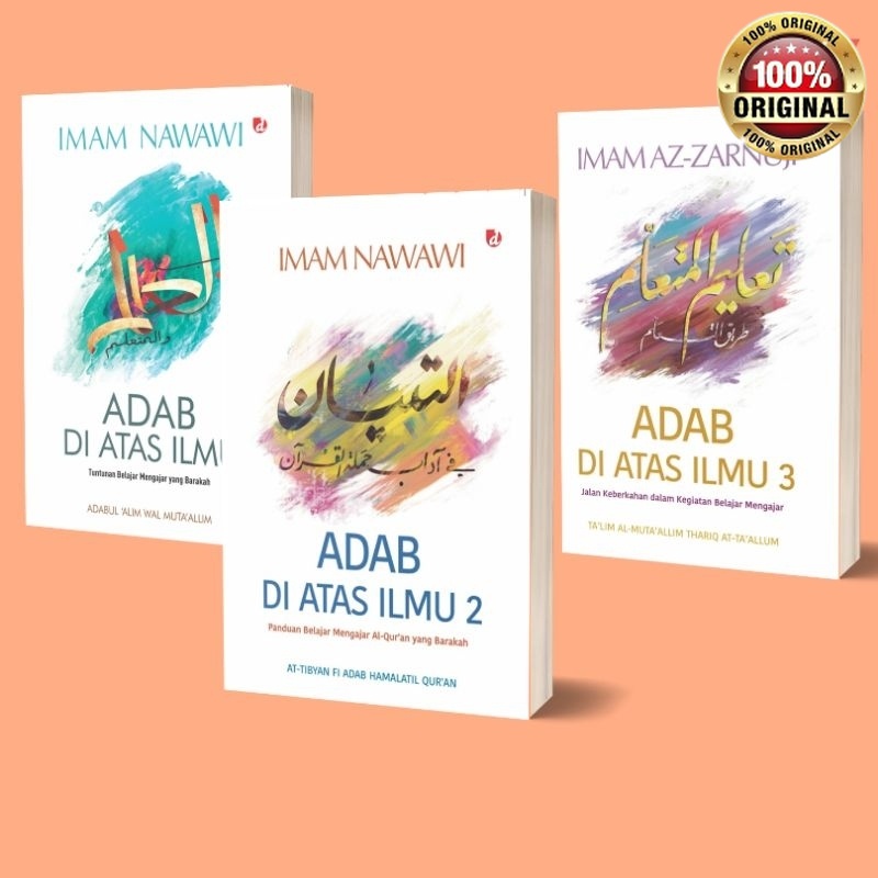 Jual buku adab di atas ilmu by imam nawawi/adabul alim/imam nawawi/adab ...