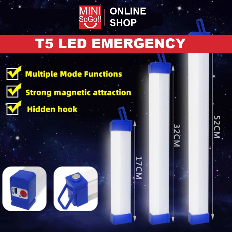 Jual Minisogo Lampu T5 LED Emergency / Lampu Neon LED Panjang Portable ...