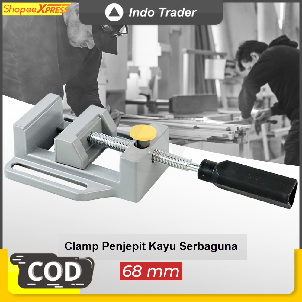 Jual Klem Kayu Clamp Penjepit Serbaguna 68mm Bahan Berkualitas | Shopee ...
