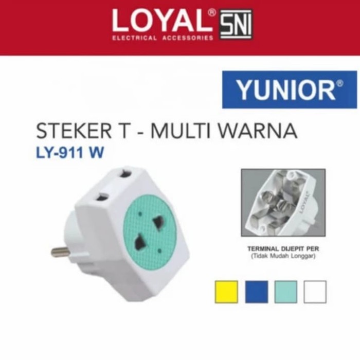 Jual Steker T Multi Loyal LY 911 Tee Arde Cabang 3 Yunior colokan ...