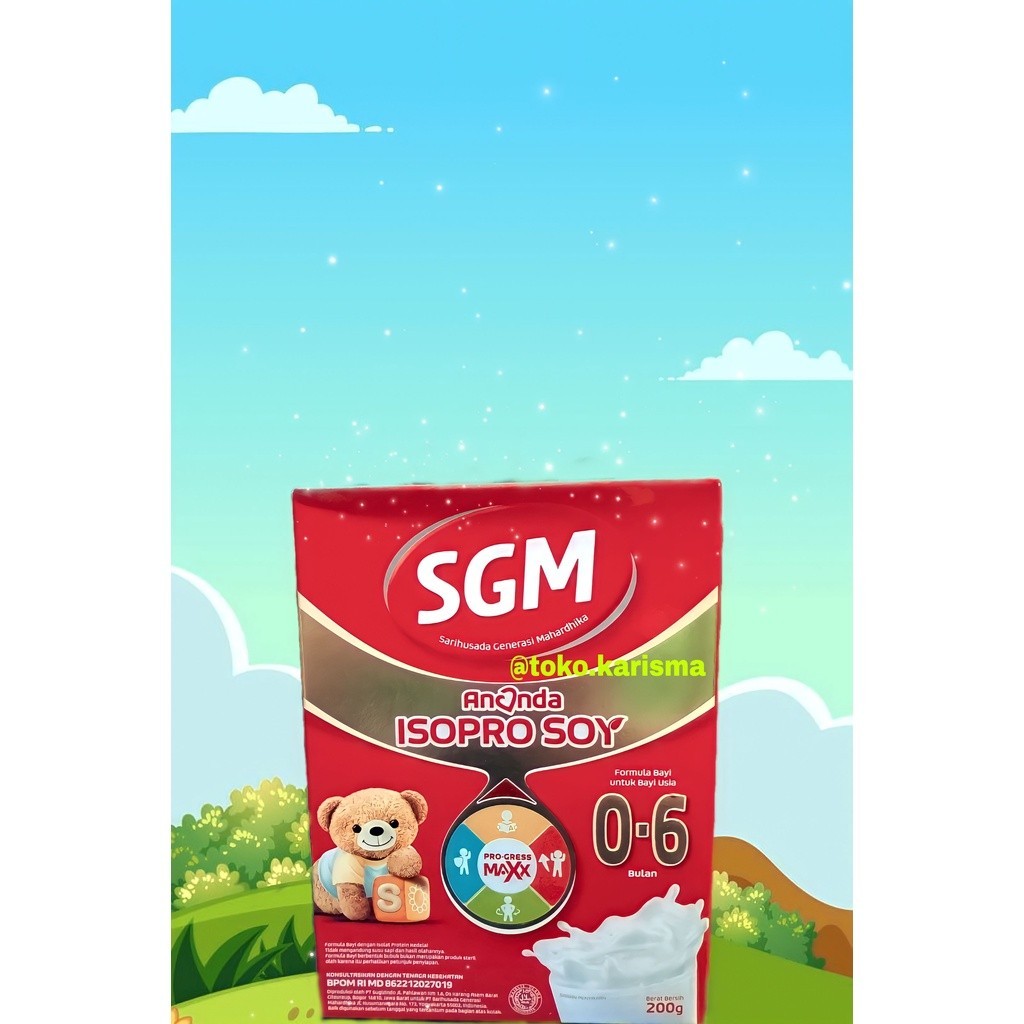 Jual SGM SOYA 1 0-6 BULAN 200gr SUSU ANAK SUSU BUBUK | Shopee Indonesia