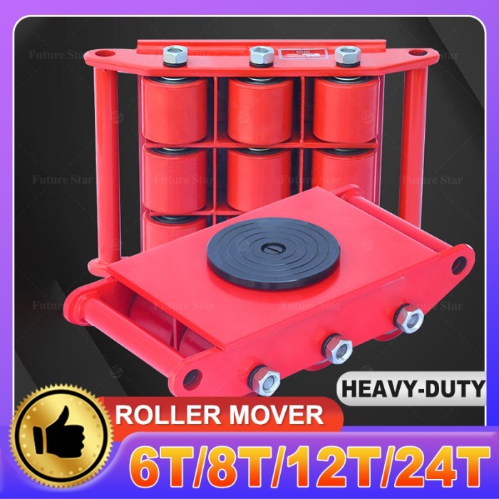 Jual Roda Pemindah Barang 6/8/12/15/24 Ton Machinery Roller Mover ...