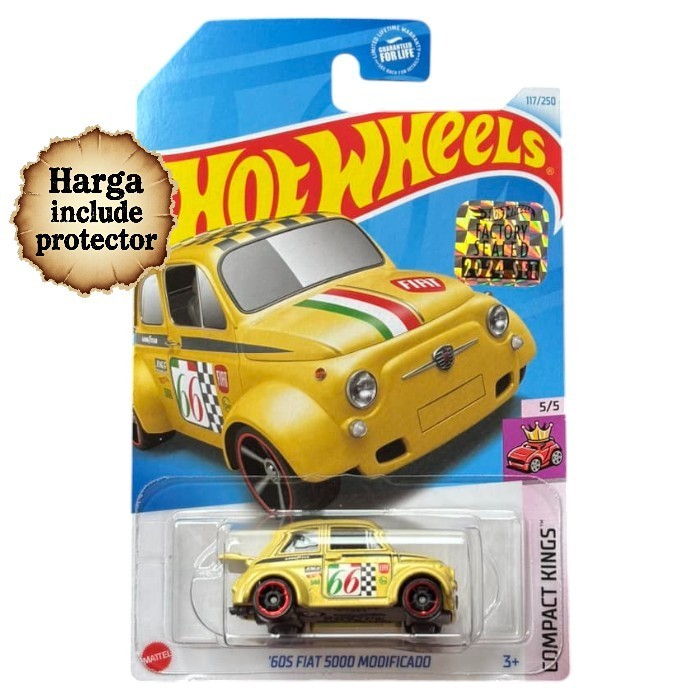 Jual 605 Fiat 5000 Modificado Kuning Hotwheels Factory Sealed 2024 ...