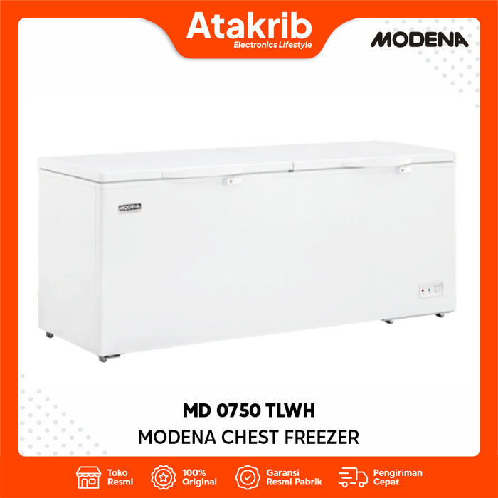 Jual MODENA CHEST FREEZER MD 0750 TLWH Kapasitas 750L | Shopee Indonesia