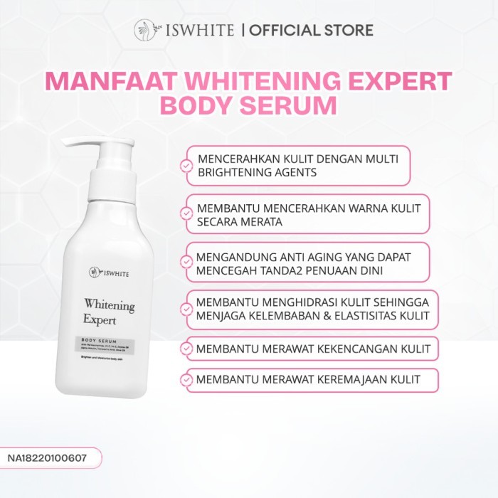 Jual PROMO ISWHITE Whitening Expert Body Serum with Niacinamide 7% ...