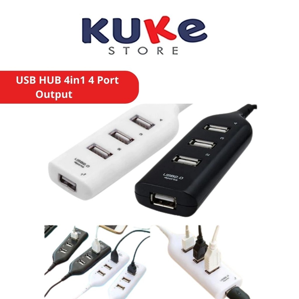 Jual KUKE USB HUB 4in1 4 Port Output Colokan Flashdisk Mouse Speaker ...