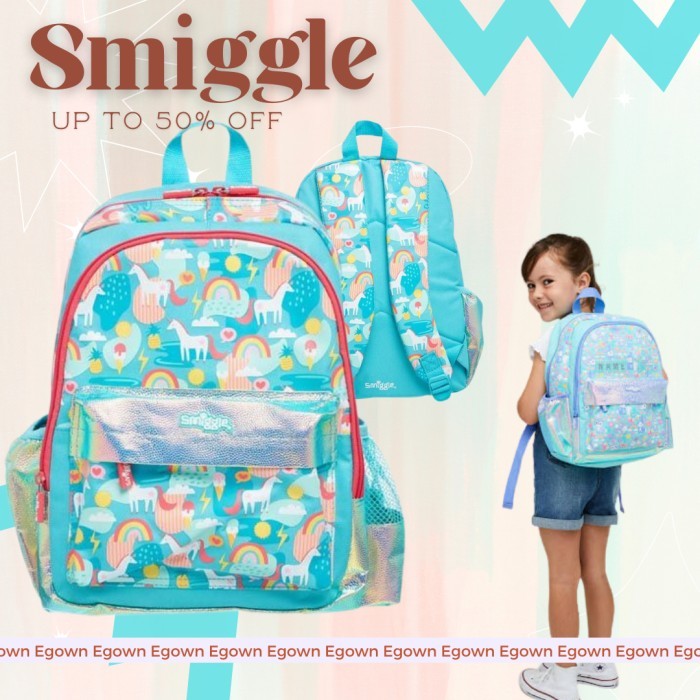 Jual KADO ANAK Original Tas Smiggle Backpack Junior Frozen 2 Elsa Anna ...
