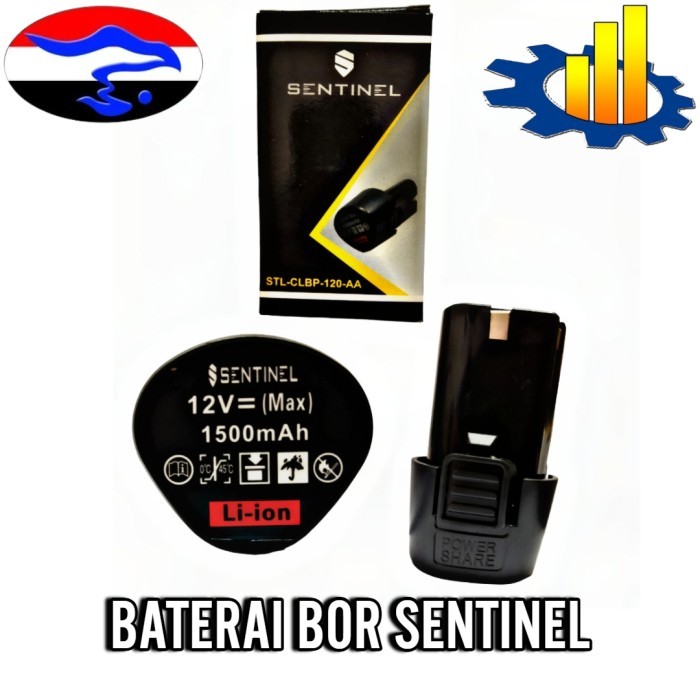 Jual SENTINEL BATTERY BOR CORDLES LI-ION 12V | Shopee Indonesia