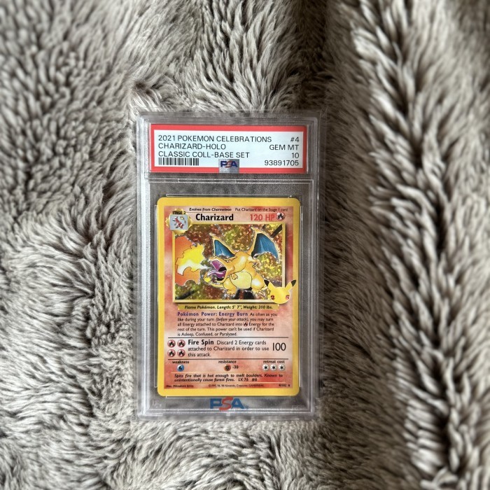 Jual Pokemon Charizard Celebration 2021 Classic Coll Base Set Psa 10 ...