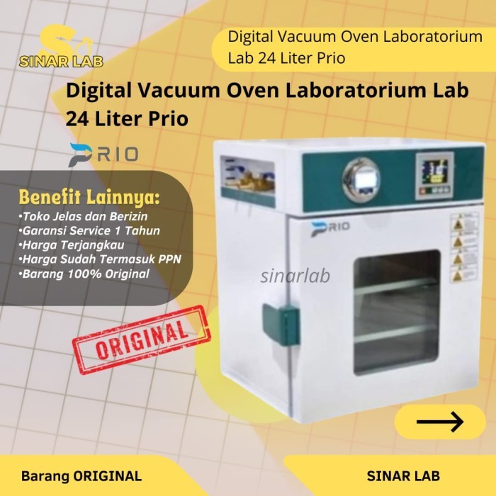 Jual Digital Vacuum Oven Laboratorium Lab 52 Liter Prio | Shopee Indonesia
