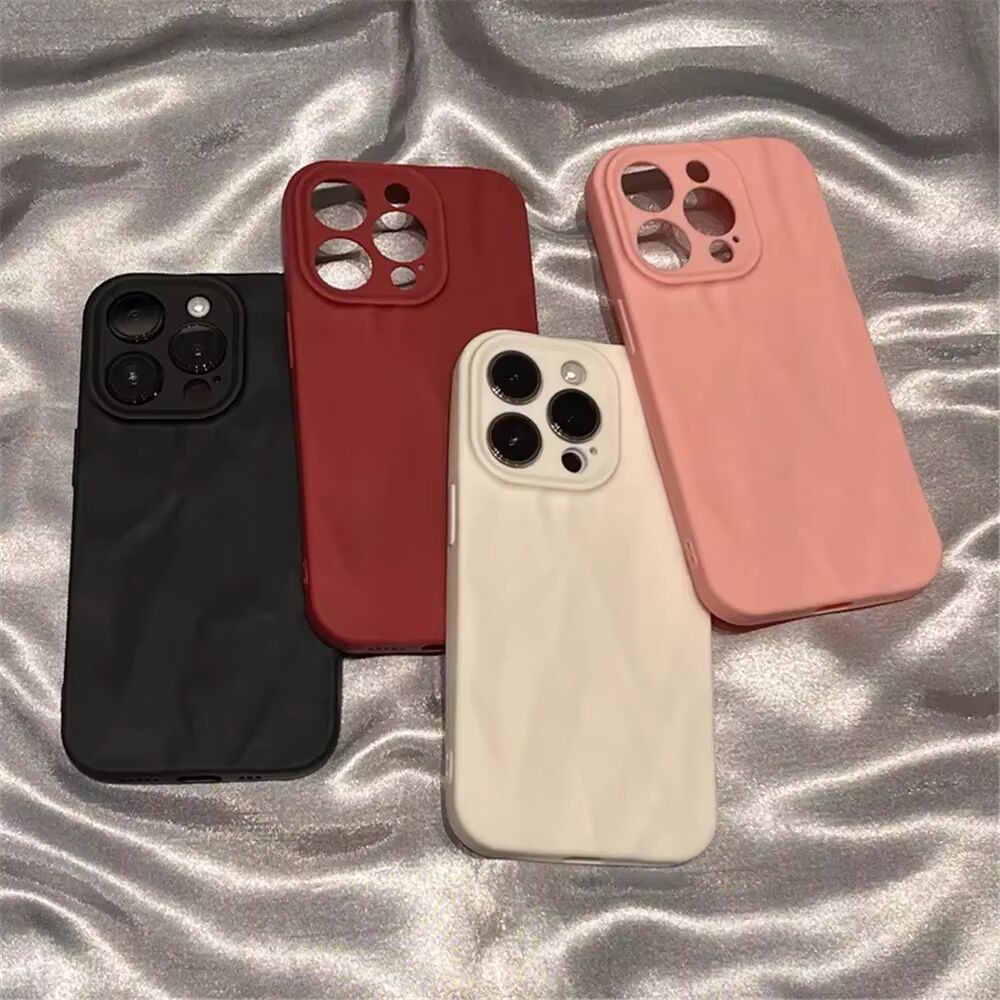 Jual iPhone Case 3D Texture Dazzle Wave Case - Softcase Fullcover For ...