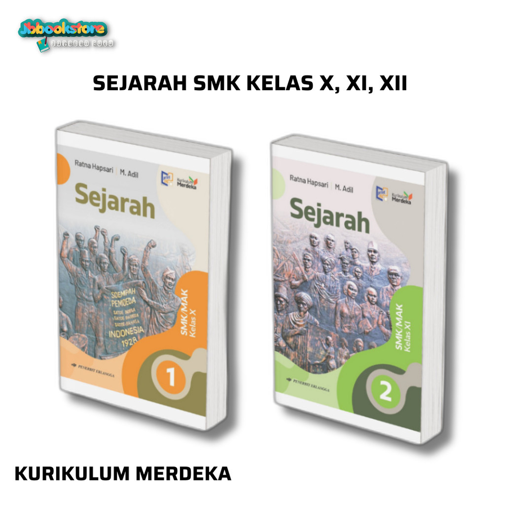 Jual Sejarah Smk/Mak Kelas 10 11 - Kurikulum Merdeka - Erlangga | Shopee Indonesia