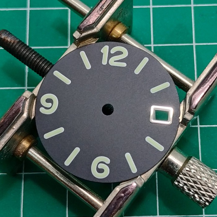 Jual seikomod dial panerai 7s26 nh35 black index white lume | Shopee ...