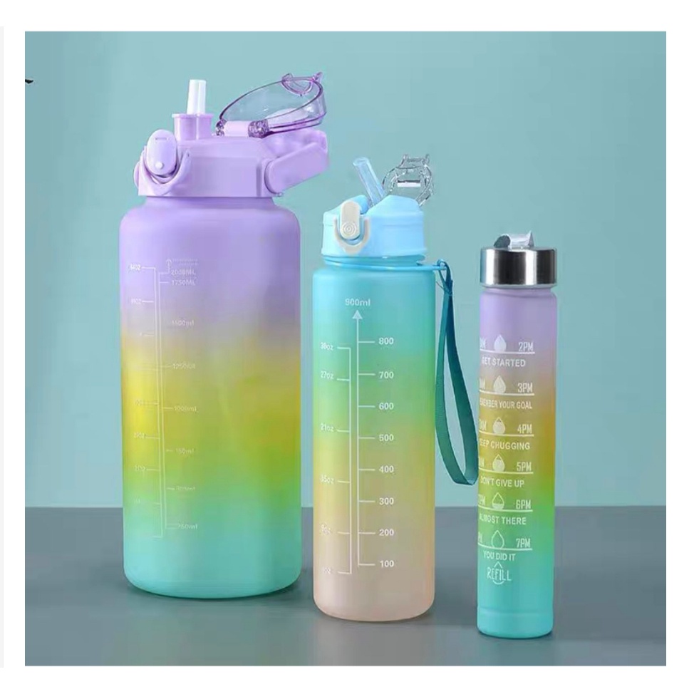 Jual GB - BOTOL MINUM VIRAL 3 IN1 - BOTOL MINUM GRADASI - BOTOL MINUM ...