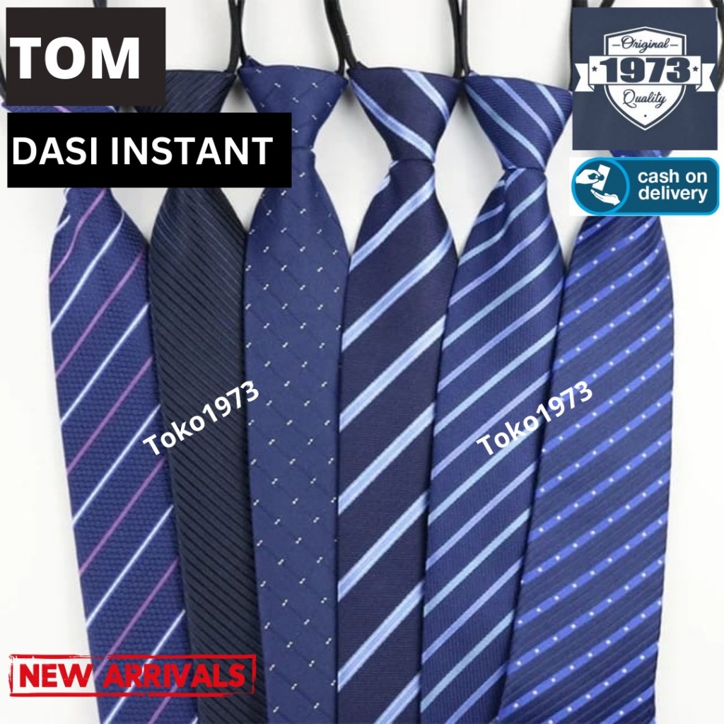 Jual TOM - DASI INSTANT dasi siap pakai dasi resleting dasi formal dasi ...