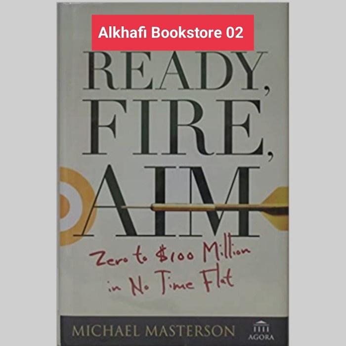 Jual Buku Michael Masterson Ready, Fire, Aim Zero to $100 Million ...