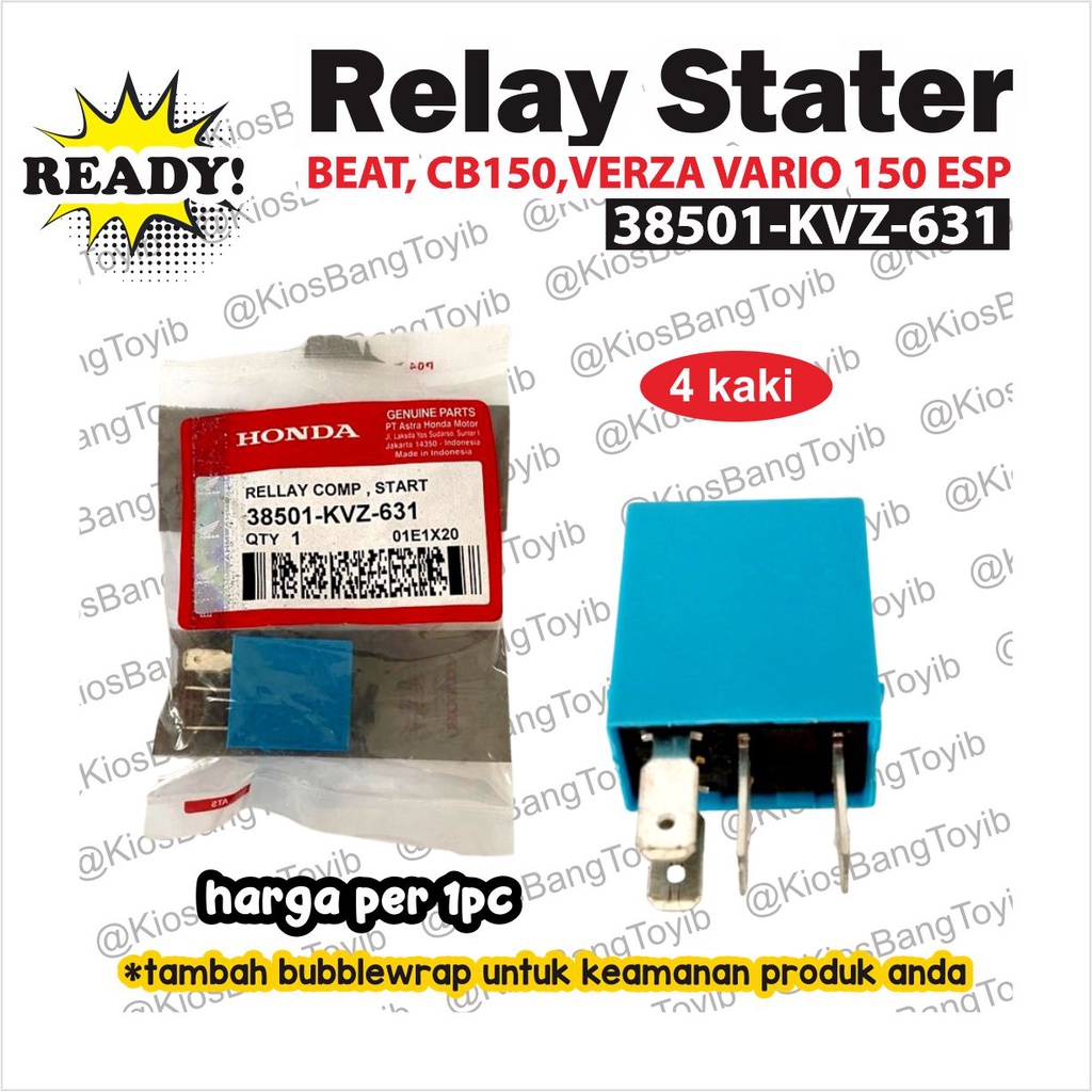 Jual Relay Stater Relay Comp Power Stater Honda Beat CB150 Verza (38501 ...