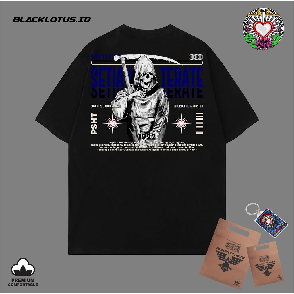 Jual Kaos Terate RAPPER Kaos Setia Hati terate Plastisol Katun Premium ...