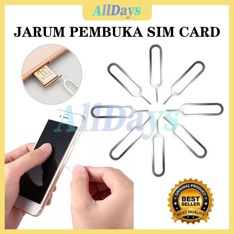 Jual Jarum Tusuk Sim Card SIM Card Ejector Tray HP Injector SmartPhone ...