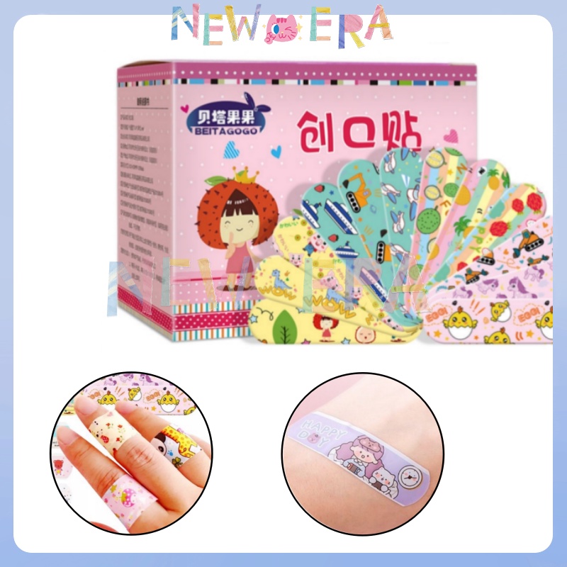 Jual 80PCS Plester Luka Karakter Plester Luka Anti Air Cartoon ...