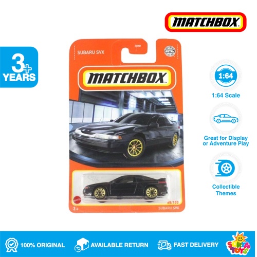 Jual Matchbox Subaru SVX Hitam Velk Emas | Shopee Indonesia