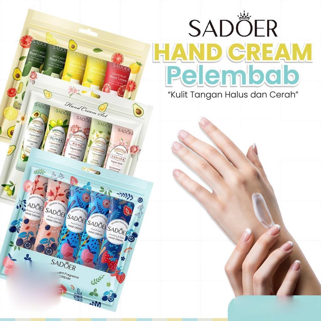Jual SADOER Hand Cream Moisturizing Fruit Lotion Moisturizing skin-Krim Tangan Lotion | Shopee ...