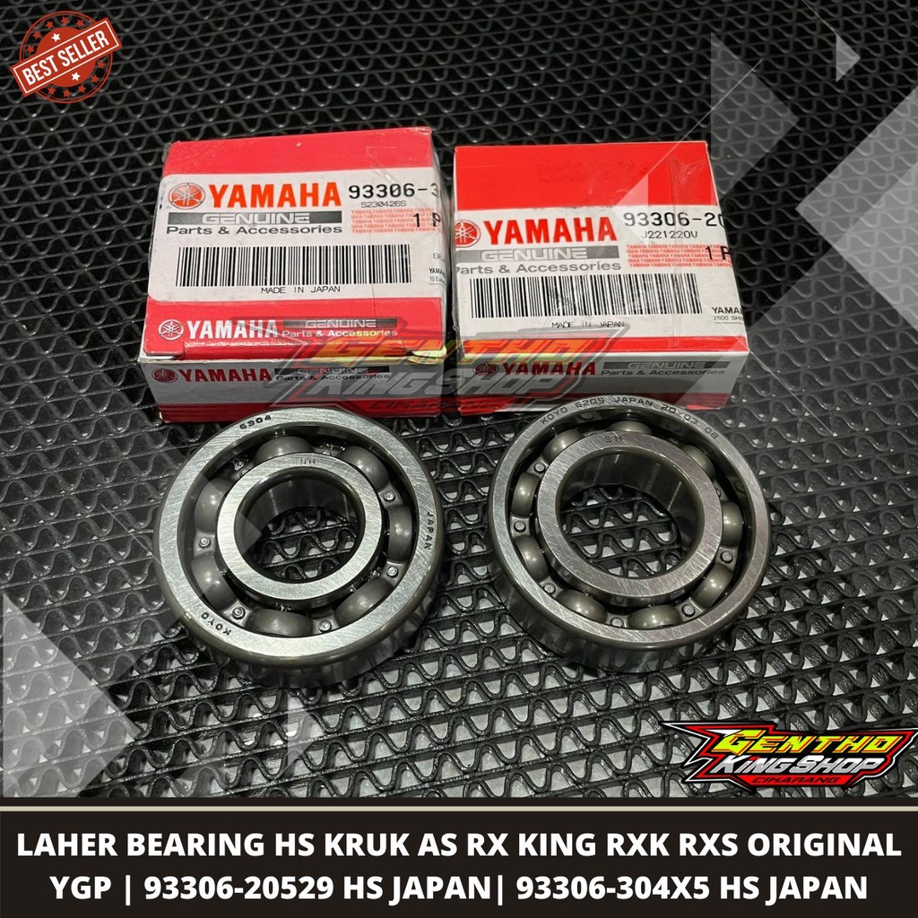 Jual LAHER BEARING HS KRUK AS RX KING RXK RXS ORIGINAL YGP 93306-20529 ...