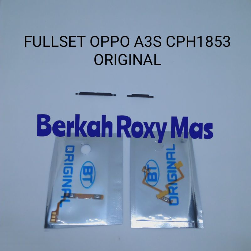 Jual FULSET TOMBOL LUAR ON OFF VOLUME PLUS FLEXIBLE ON OFF VOLUME POWER OPPO A3S ORIGINAL ...