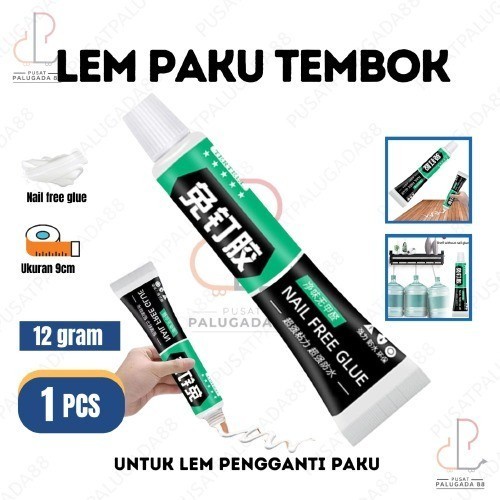 Jual Lem Pengganti Paku Tembok Lem Perekat Dinding Nail Free Adhesive ...