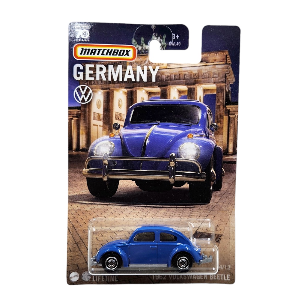 Jual Matchbox Germany 70 Years 1962 Volkswagen Beetle - Blue | Shopee ...