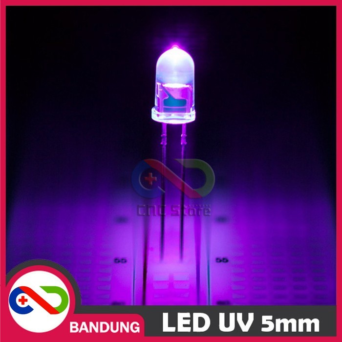 Jual 10PCS LED 5MM F5 UV ULTRA VIOLET ULTRAVIOLET UNGU SUPER BRIGHT ...