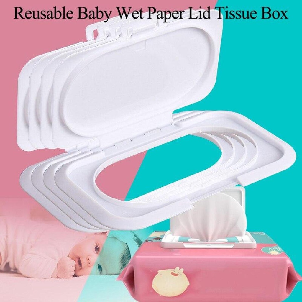 Jual 1/5/10 Buah Dapat Digunakan Kembali Bayi Basah Kertas Tutup Kotak ...