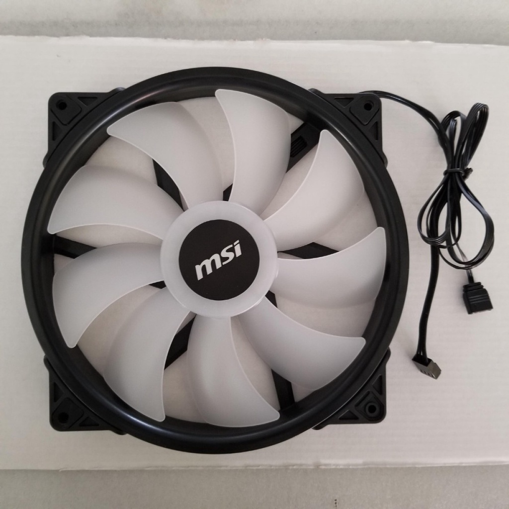 Jual MSI Addressable RGB ARGB Fan RGB Two Ball Bearing 20cm Fan ...