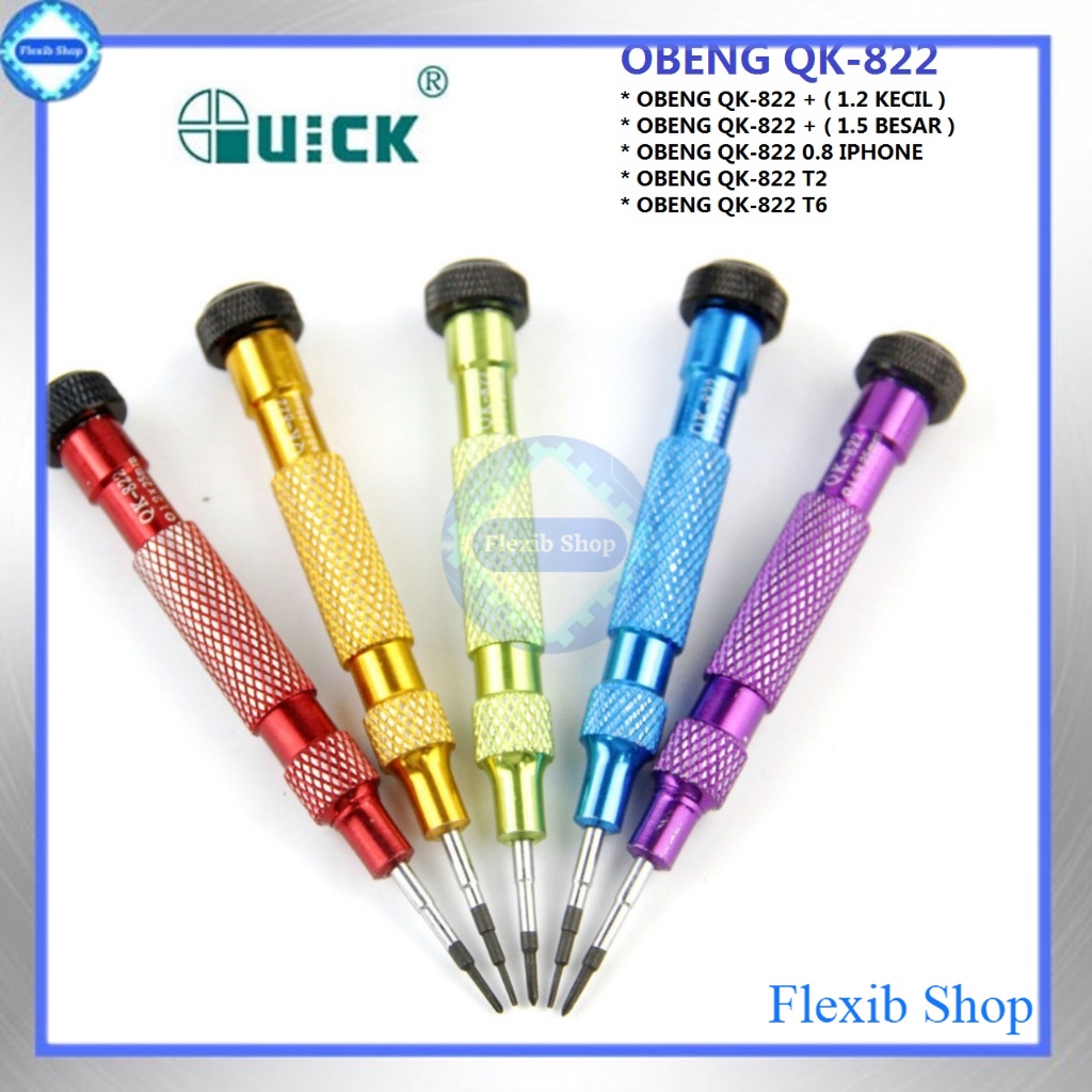 Jual OBENG QK-822 T6 | Shopee Indonesia