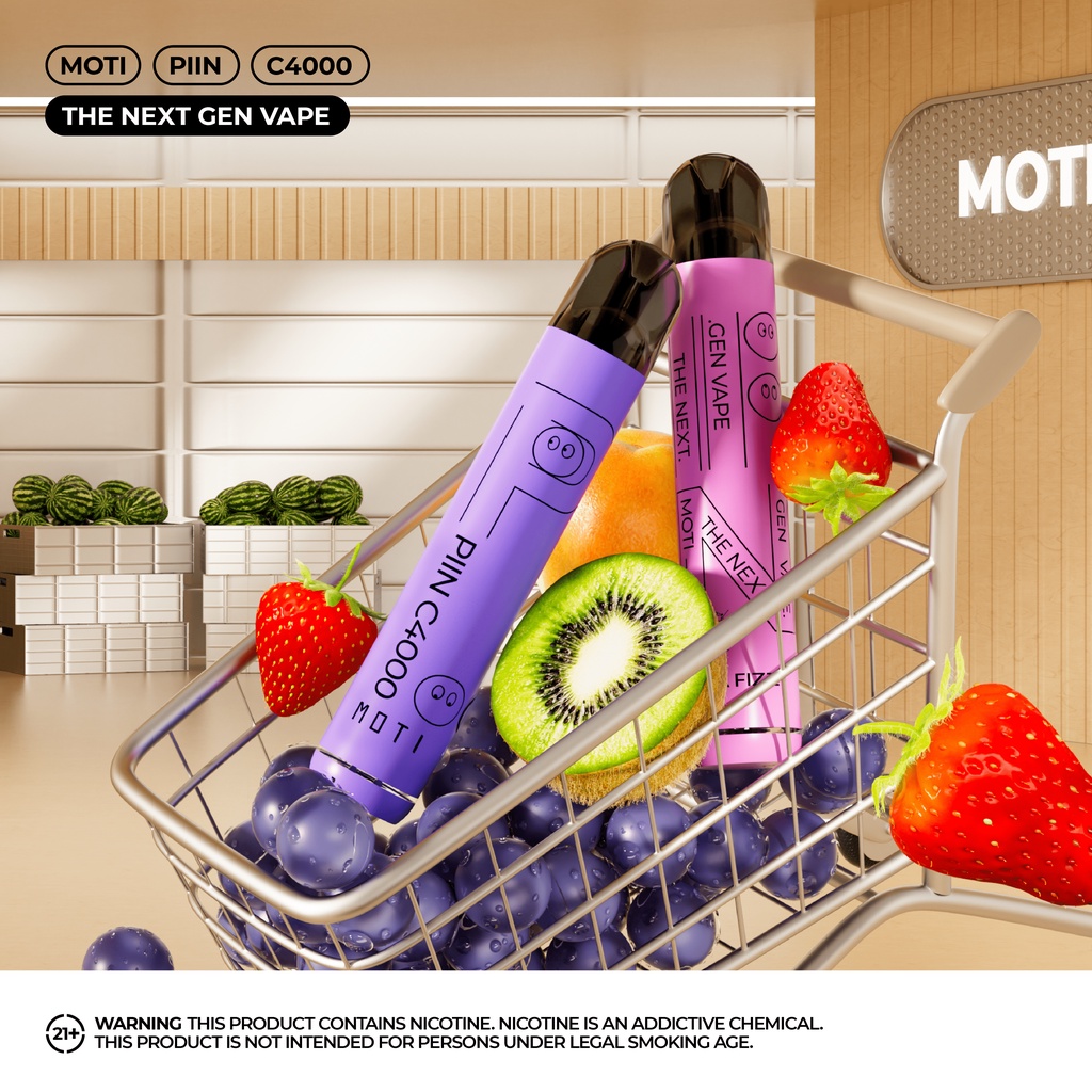 Jual MOTI PIIN C4000 The Next Gen Vape More Smooth Puffs Ultra Low ...