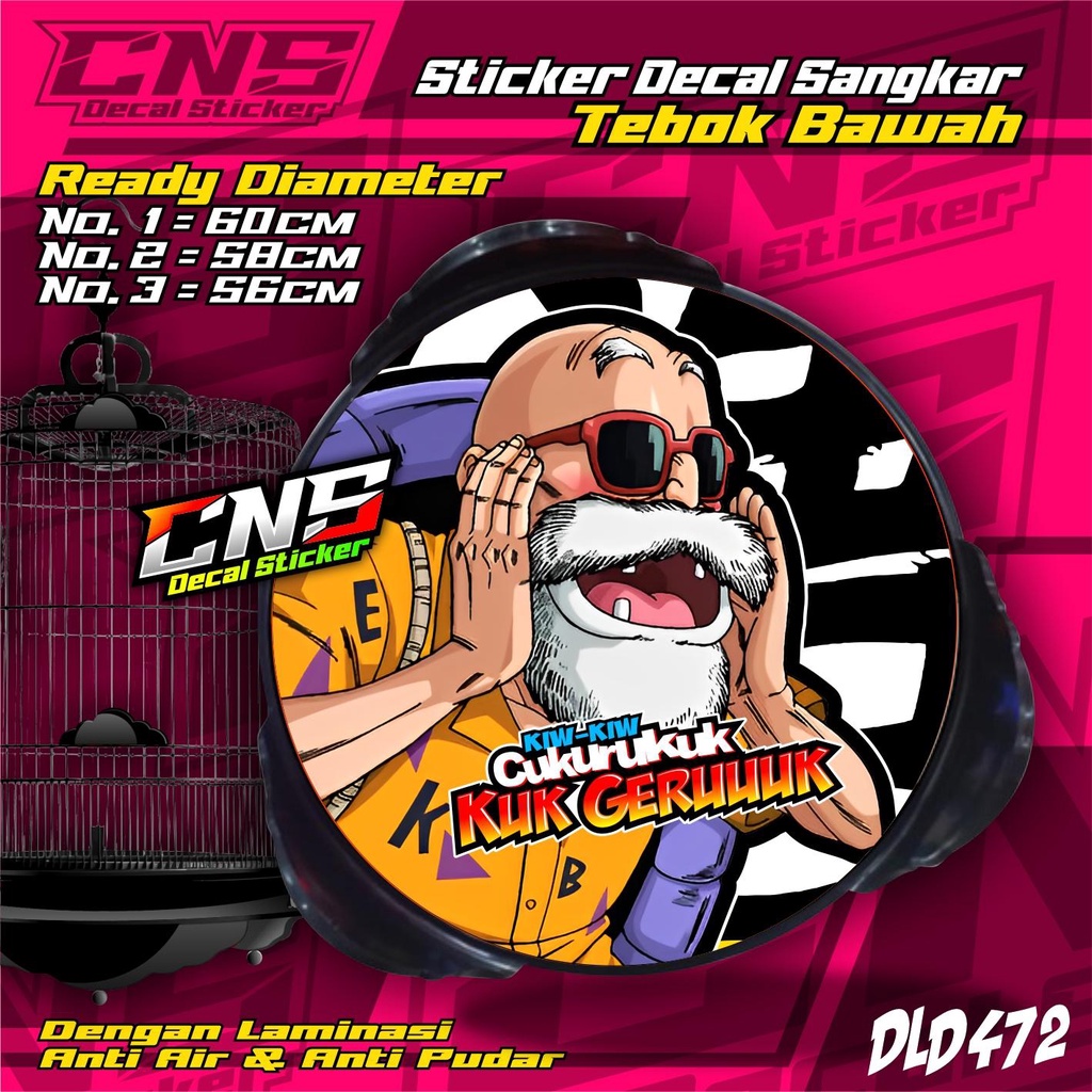 Jual Stiker Tebok Sangkar Murai KIW KIW CUKURUKUK KUK GERUUK High ...