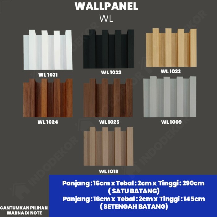 Jual WALLPANEL - WALLPANEL WPC / WOOD PANEL COMPOSITE / FLUTTED - BIG ...