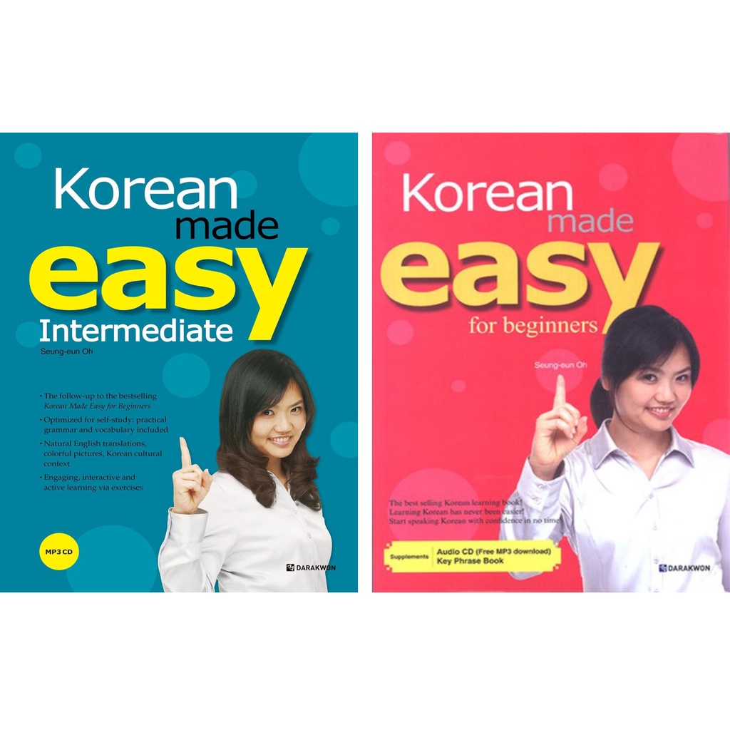Jual Buku Korean Made Easy For Beginner & Intermediate / Black & White / 1st Edition | Shopee ...
